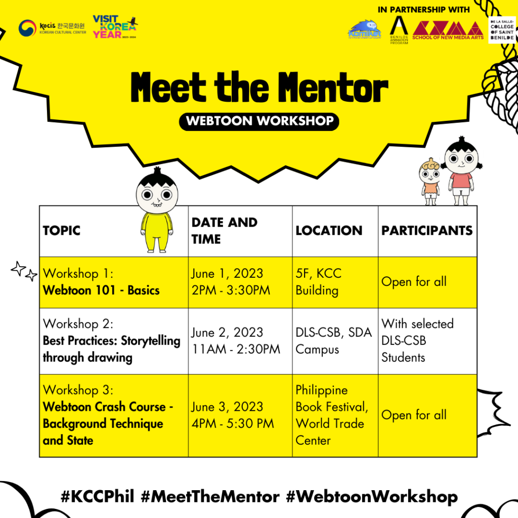 Join KCC’s Free Webtoon Workshop and Take Your Digital Art to the Next ...